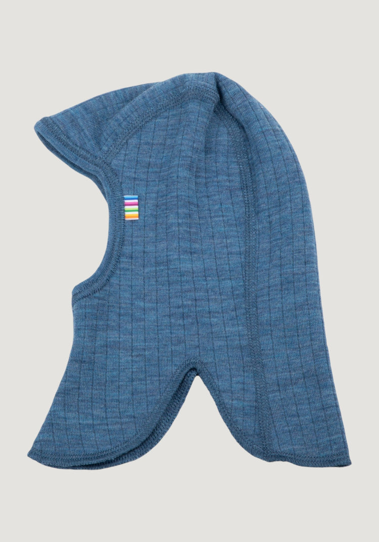 Cagulă dublată din lână merinos - Basic Sesame Melange | HipHip