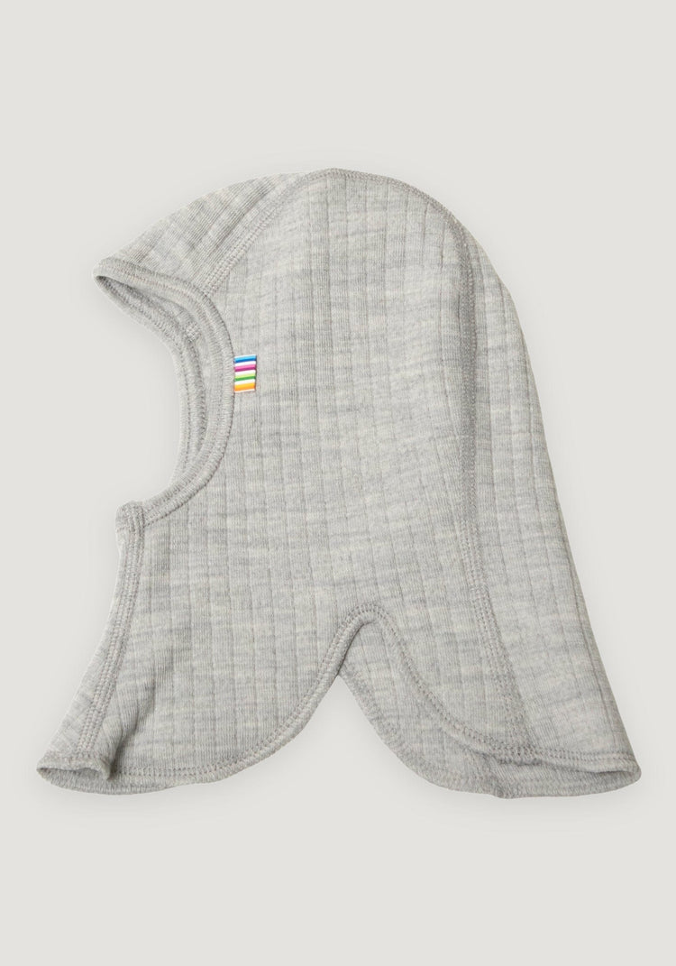 Cagulă dublată din lână merinos - Basic Sesame Melange | HipHip