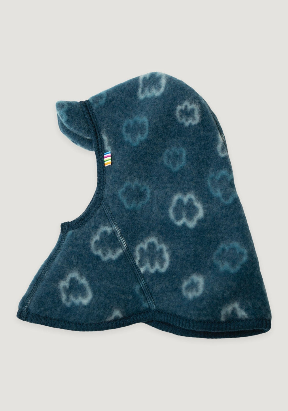 Cagulă dublată fleece din lână merinos - Dark Grey | HipHip