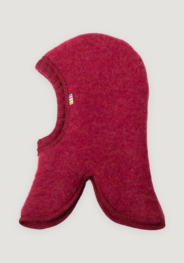 Cagulă dublată fleece din lână merinos - Dark Grey | HipHip