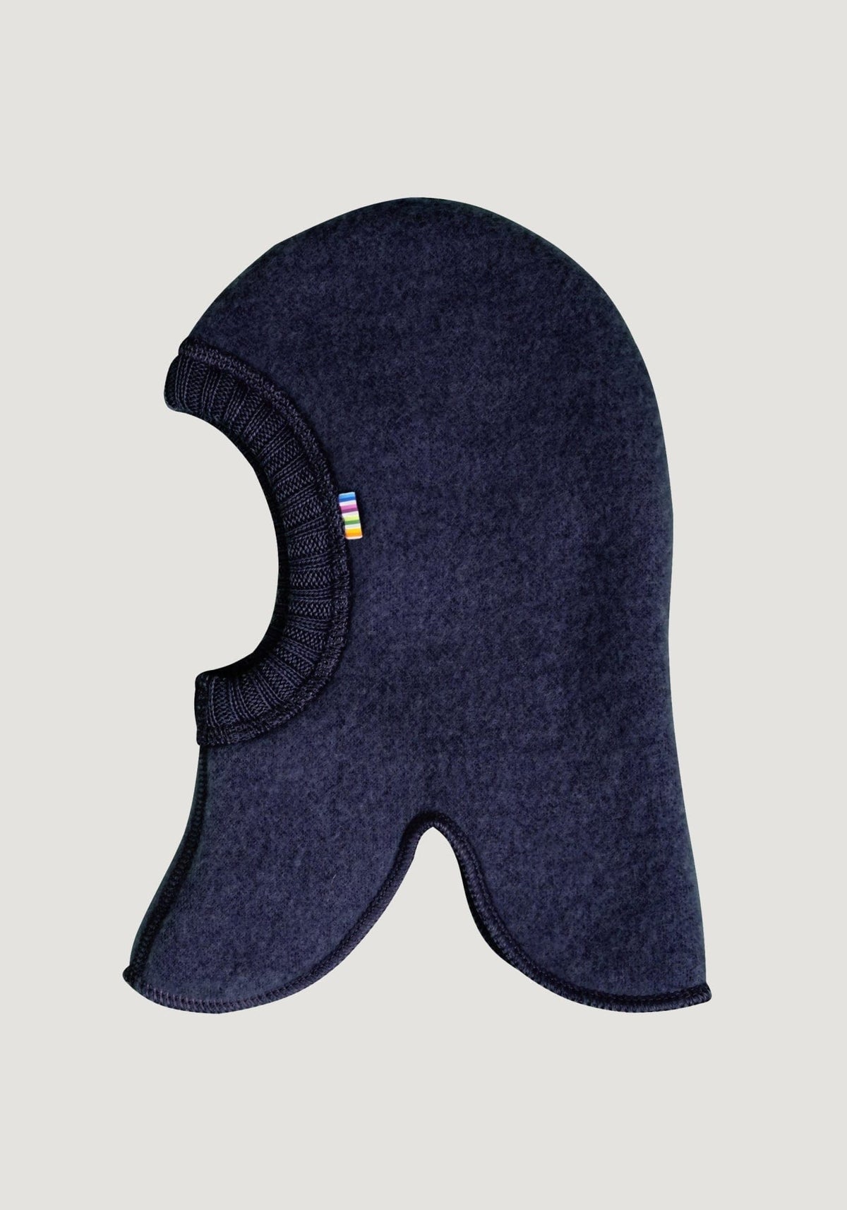 Cagulă dublată fleece din lână merinos - Marine | HipHip